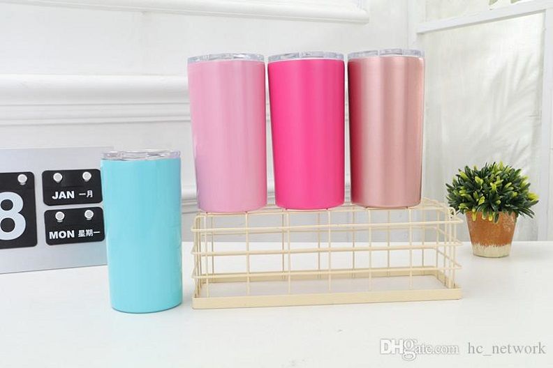 Stainless Steel Tumbler 12oz Skinny Tumbler Water Bottle Vacuum ...