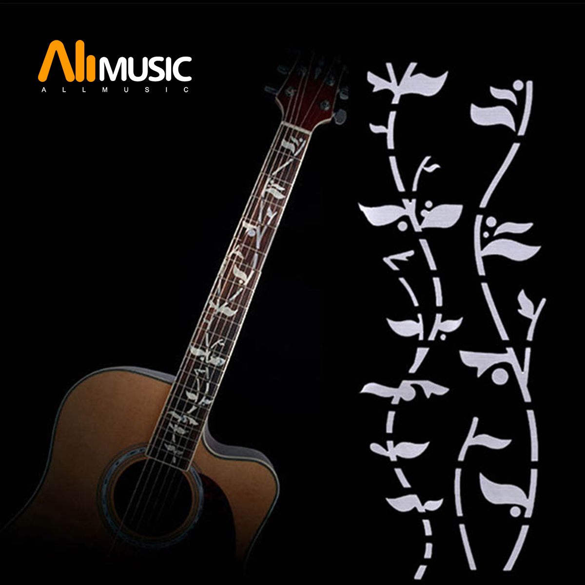 Acoustic Guitar Inlay Stickers