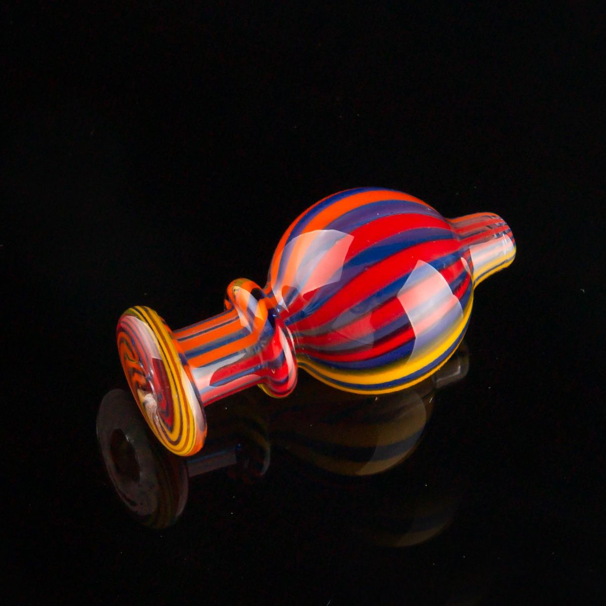 ful Glass Bubble Carb Cap Ball Glass Carb Caps For Flat Top Quartz ...