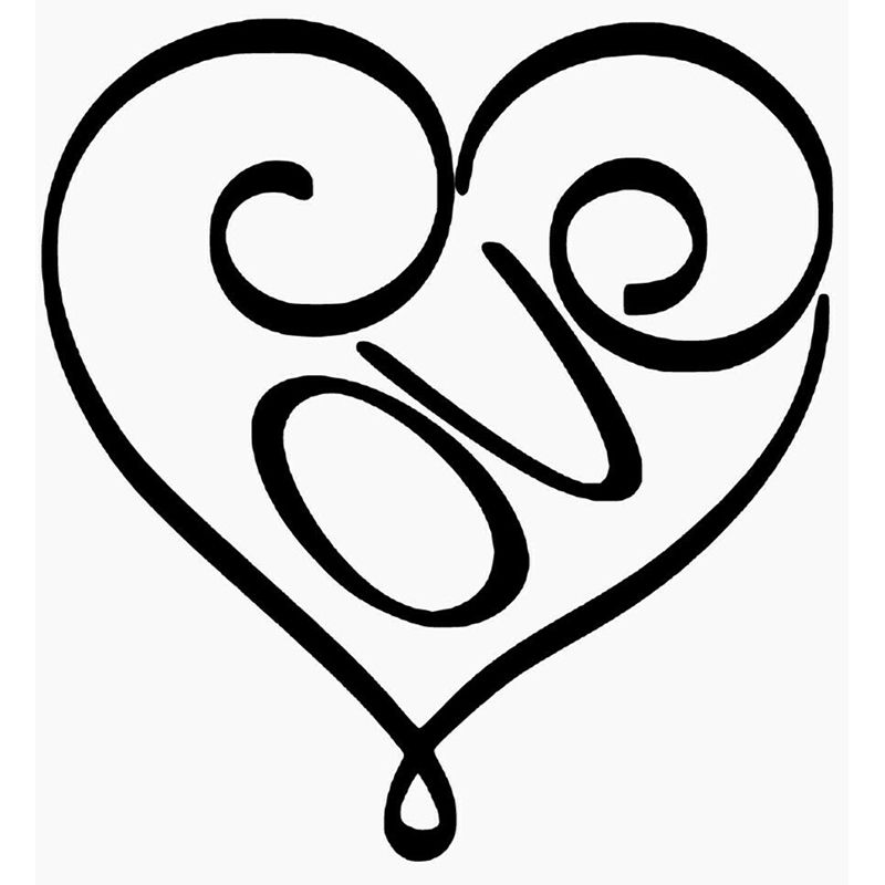 Paper & Party Supplies LOVE Vinyl Decal Paper etna.com.pe