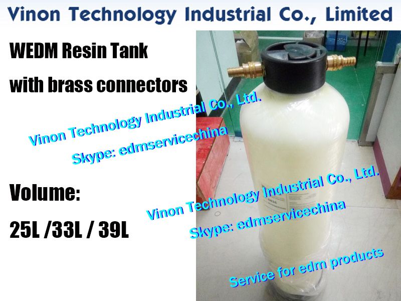 2021 33 Liters WEDM Resin Tank With Two Brass Connectors, Resin ...