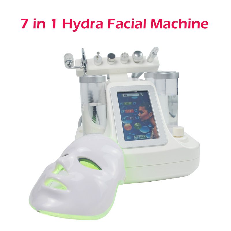 Professional 7 In 1 Hydradermabrasion Ultrasonic RF BIO Cold Hammer ...