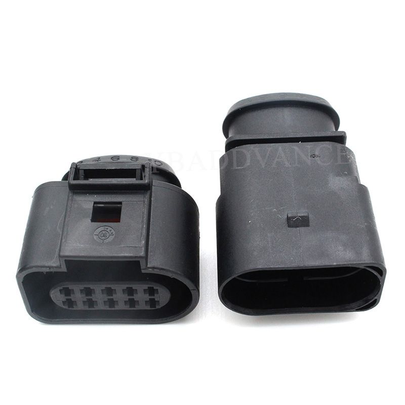 1J0973715 1J0973815 Electrical Plug Waterproof Male Female 10 Pin ...