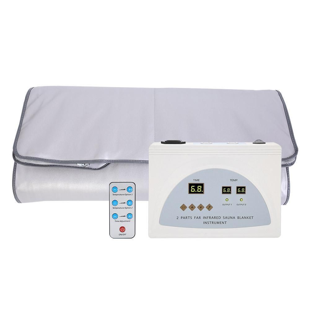 FIR Sauna Far Infrared Body Slimming Sauna Blanket Heating Therapy ...