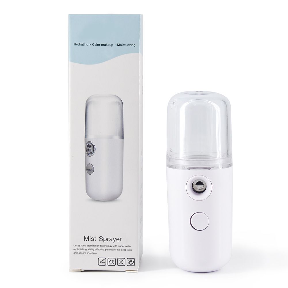 2020 Mini Nano Mist Sprayer Facial Body Nebulizer Steamer Moisturizing ...