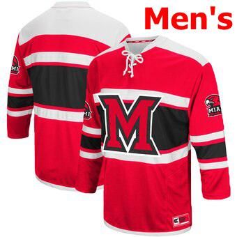 NCAA Miami University RedHawks Hockey Jerseys Womens Gordie Green ...
