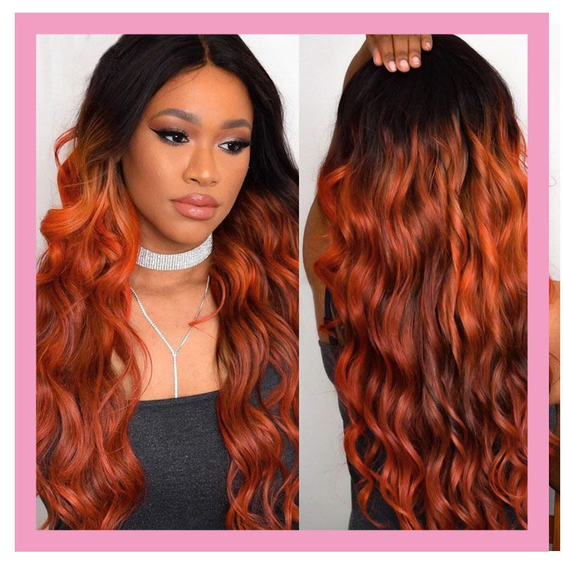 Malaysian Human Hair Virgin Hair 1B 350 Ombre Color Double Wefts 3 ...
