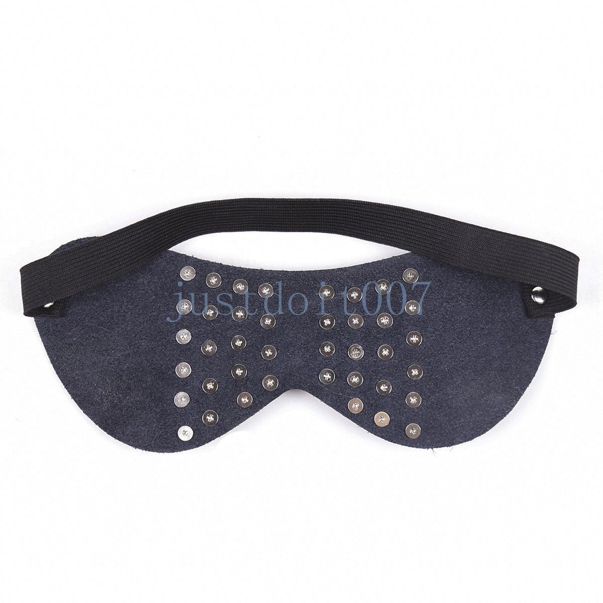 Real Leather Eye Mask Rivet Blindfold Fancy Restraints PATCH Blinder ...