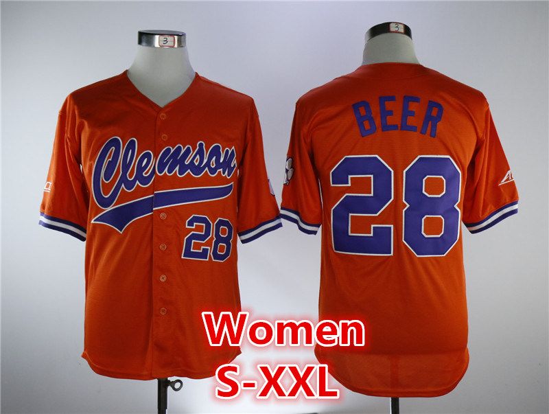 Custom Clemson Tigers Baseball Jerseys Max Wagner Cooper Ingle Blake ...