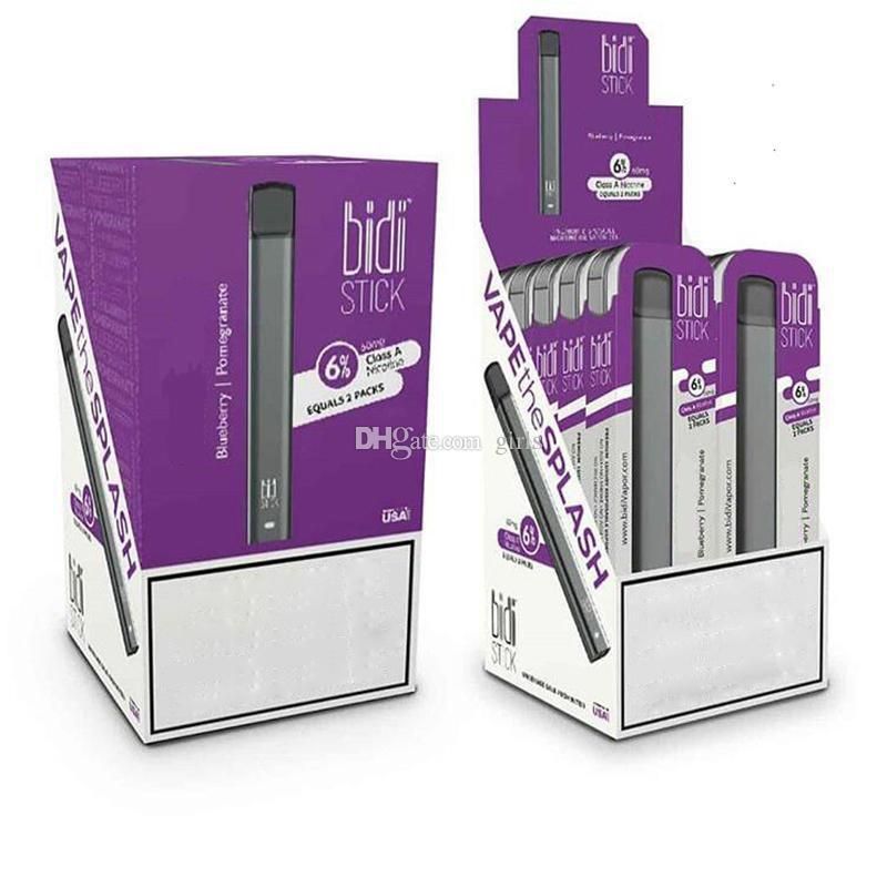 Bidi Stick Pre Filled Disposable Pod Device Portable Kit Vape Pen ...