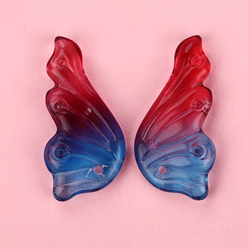 Lampwork Butterfly Wings for Jewelry Making, Set of 4 Delicate ...