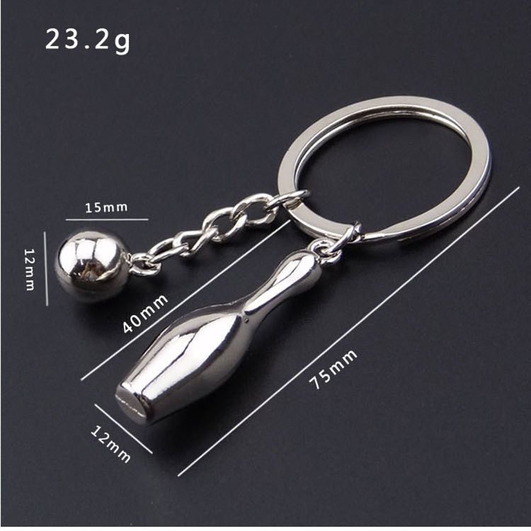 Model Ball Keyring Keychain Souvenirs Key Ring Metal Alloy Key Chain ...