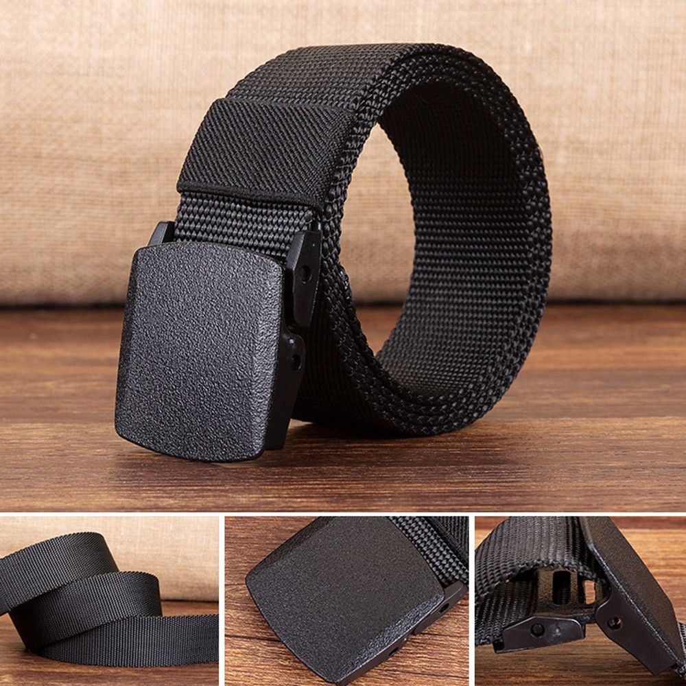120 160cm 38mm Widefashion Man Women Automatic Nylon Belt Buckle 120-160cm-38mm-widefashion-man-women-automatic-nylon-belt-buckle