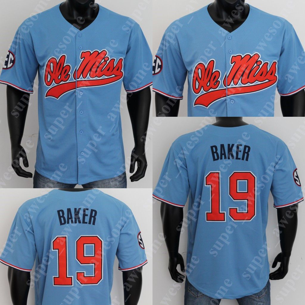 2022 Campeones Ole Miss Rebels Camiseta De Béisbol TJ McCants Jacob ...