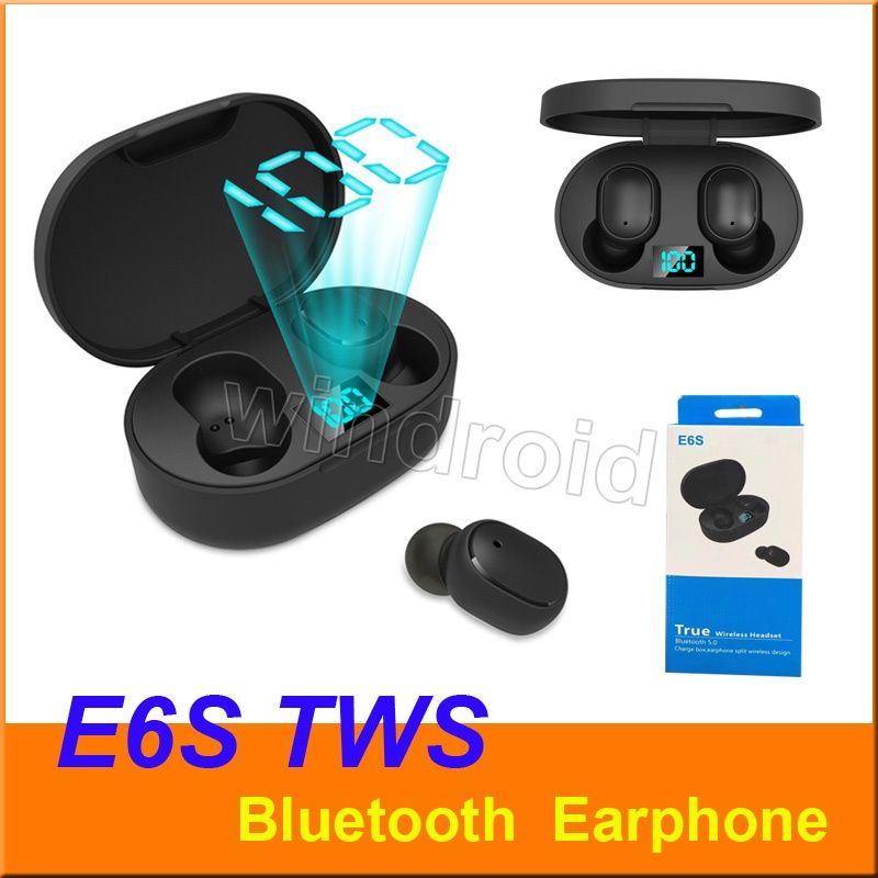 E6S Mini TWS Wireless Earbuds Headphone Hifi Sound Bluetooth 5.0 With ...