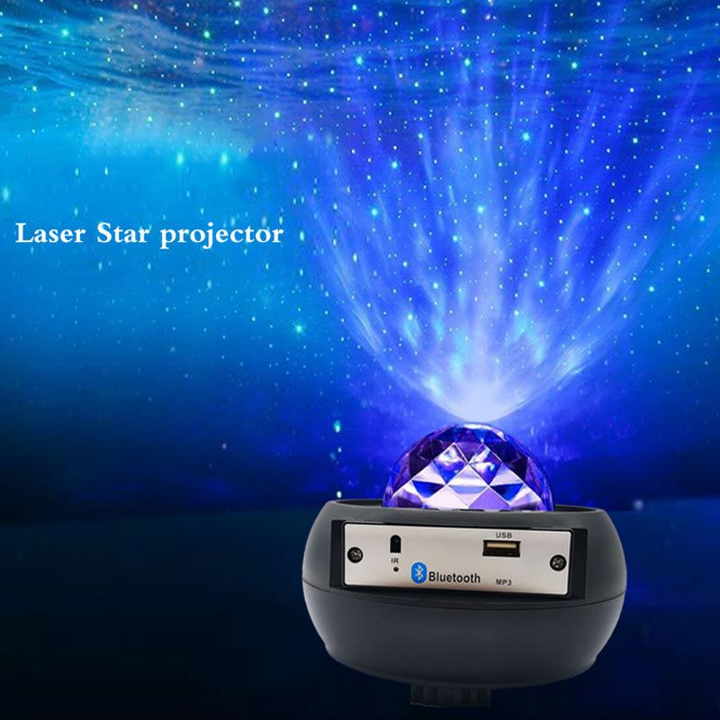 NEW Sky Laser Star Projector Ocean Wave Night Light Projector With ...