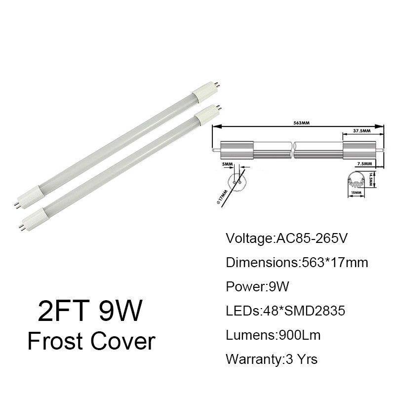 NEW T5 LED Tube Light 5ft 4ft 3ft 2ft T5 Fluorescent G5 LED Lights 9w ...