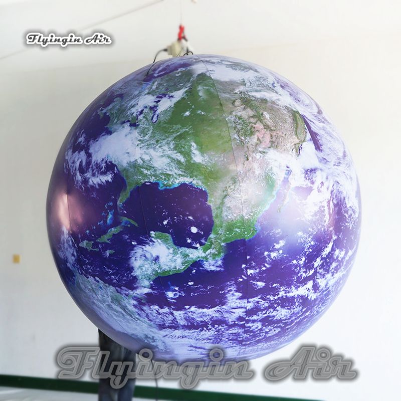 2021 Hanging Lighting Inflatable Earth Balloon 1.5m/2m/3m Diameter ...