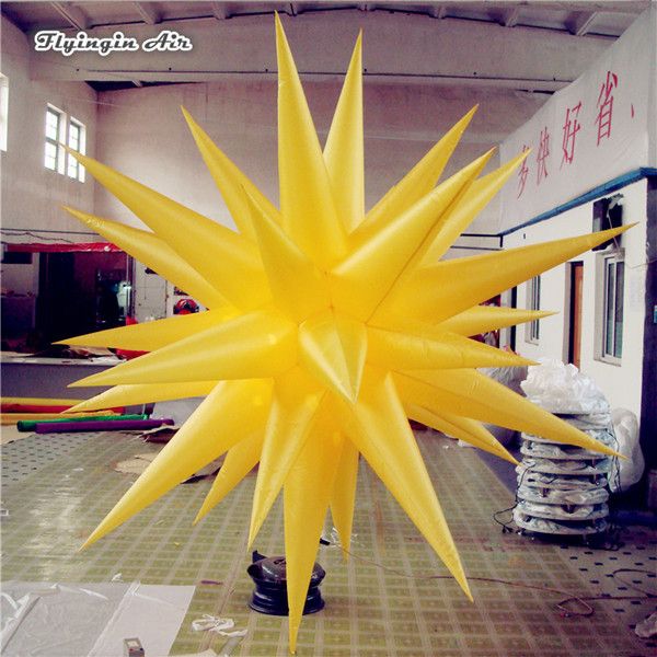 Wholesale Hanging Inflatable Bright Star Model 2m Lighting Thorn ...