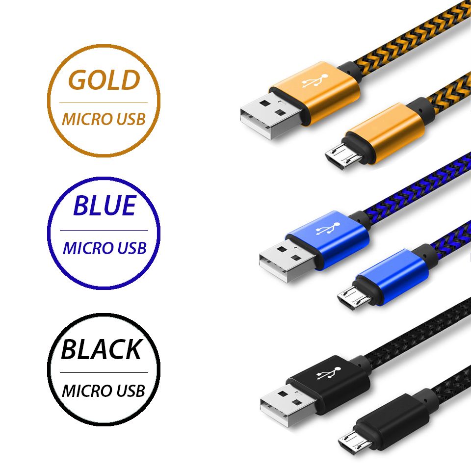 Micro USB Cabel Cable Mobile Cell Phone Charger With Cable For Redmi 5 ...