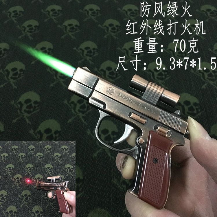 2021 New Arrival Model Metal Revolver 357 Gun Lighter With Infrared ...