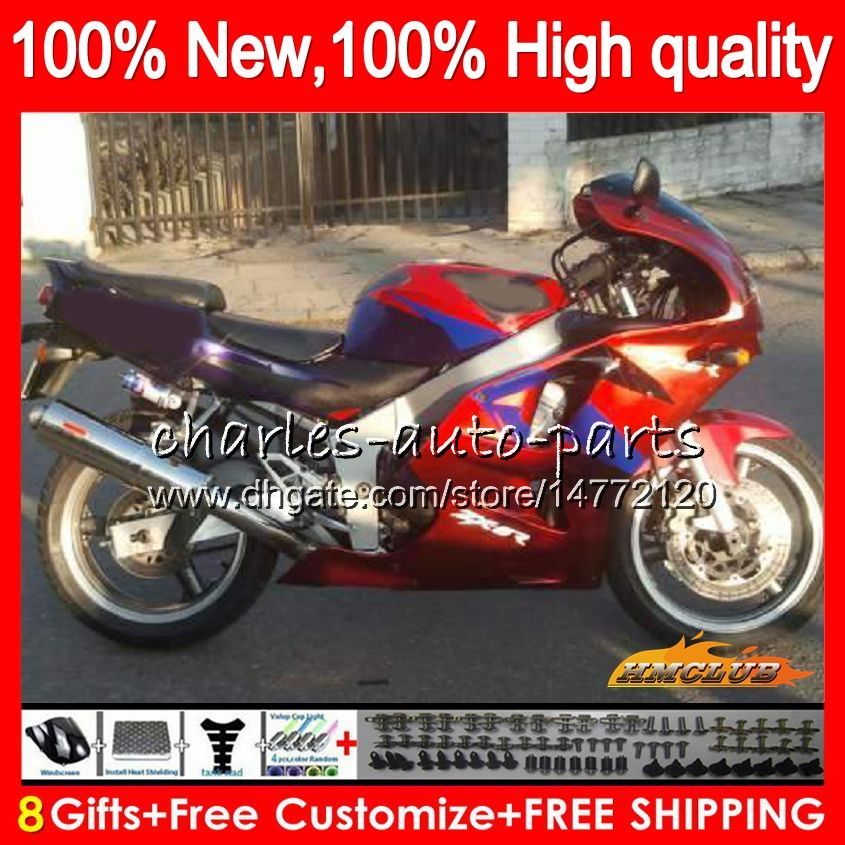 Acheter Pour Le Corps KAWASAKI ZX 6 R ZX636 6R 600CC Métal Rouge 94 ...