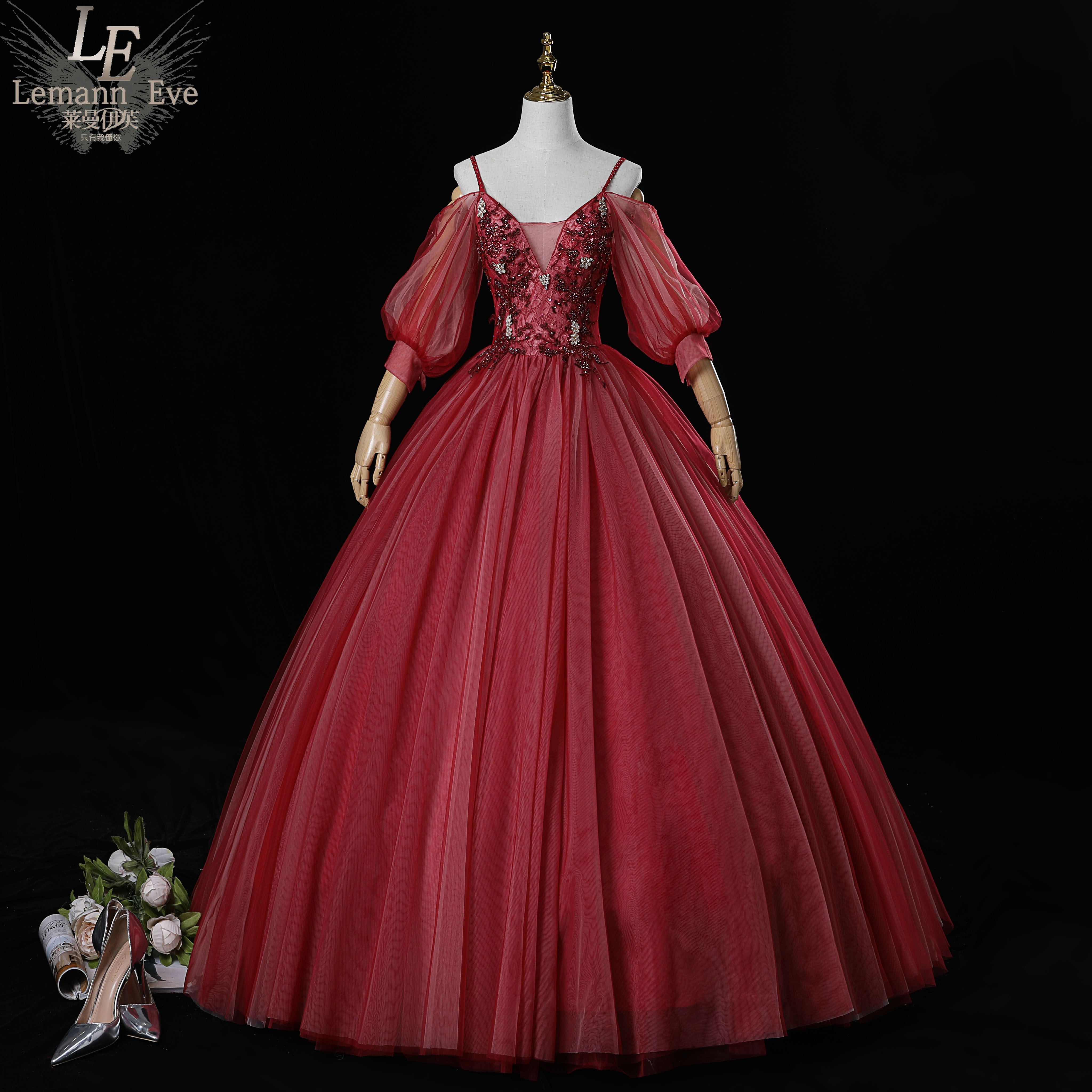 Red Medieval Princess Dress