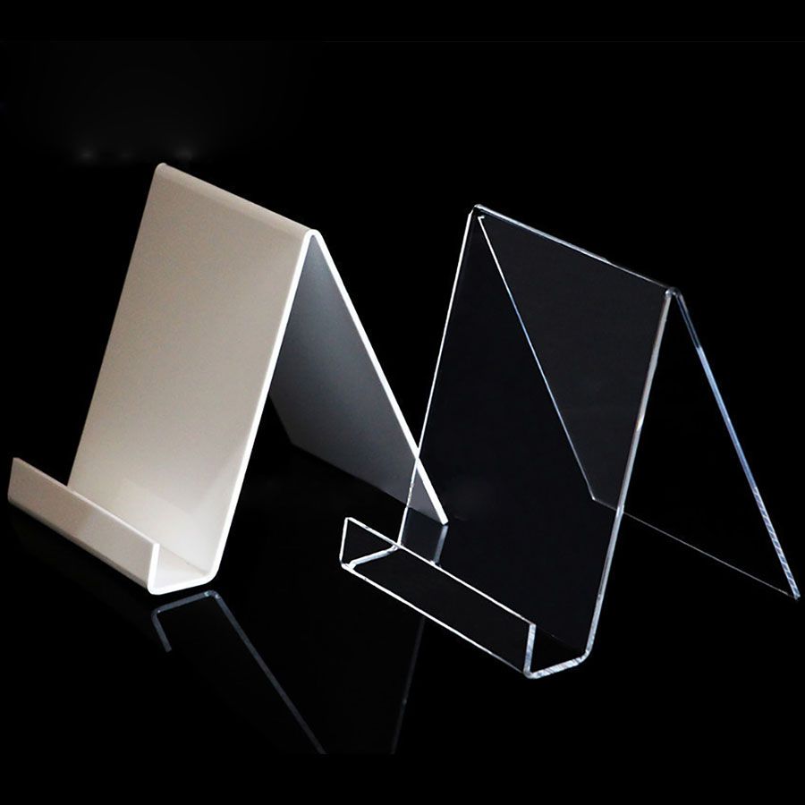 2021 L Shaped Acrylic Tablet Cell Phone Display Stand Large Clear And ...
