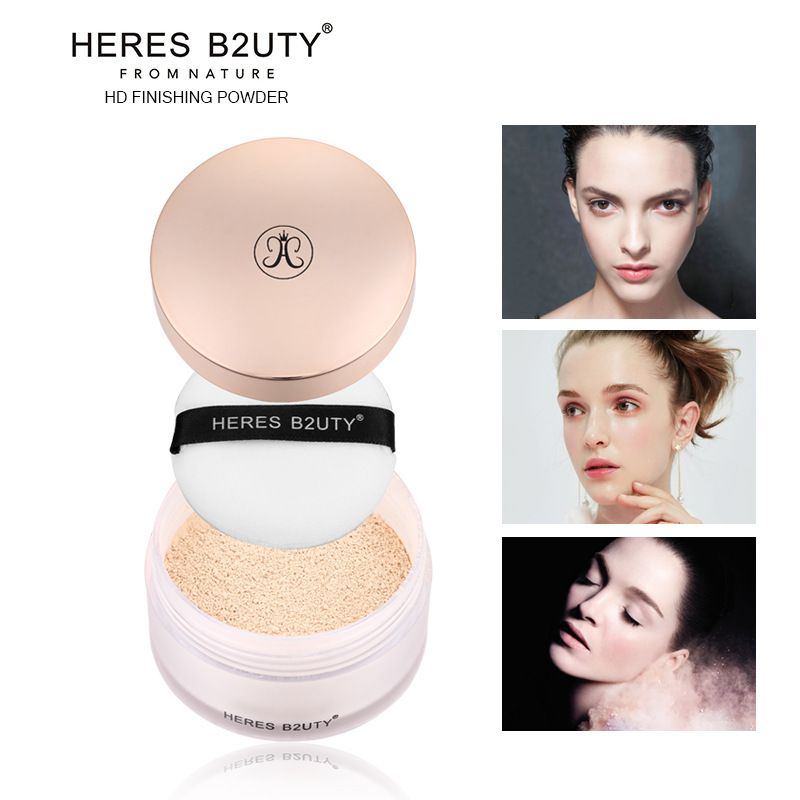 HERES B2UTY Loose Face Powder Contour Translucent Powder Makeup ...