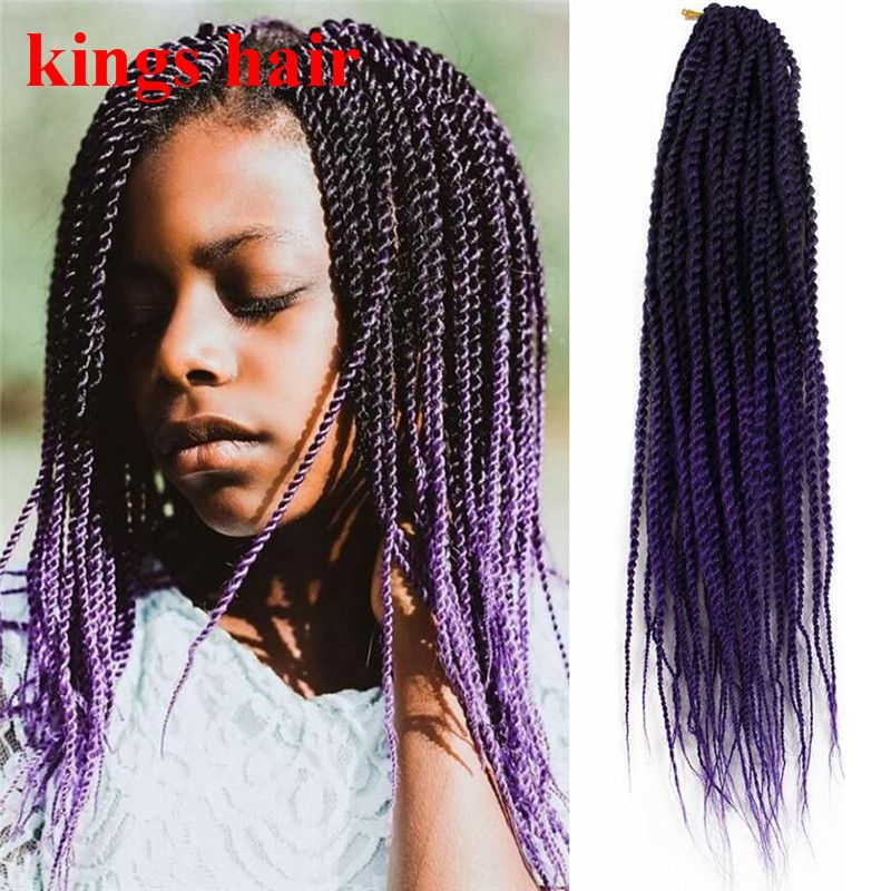 Dark Purple Senegalese Twists