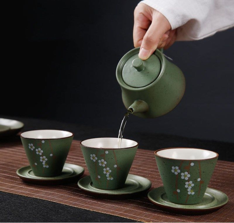 Cherry Blossom Japanese Tea Set