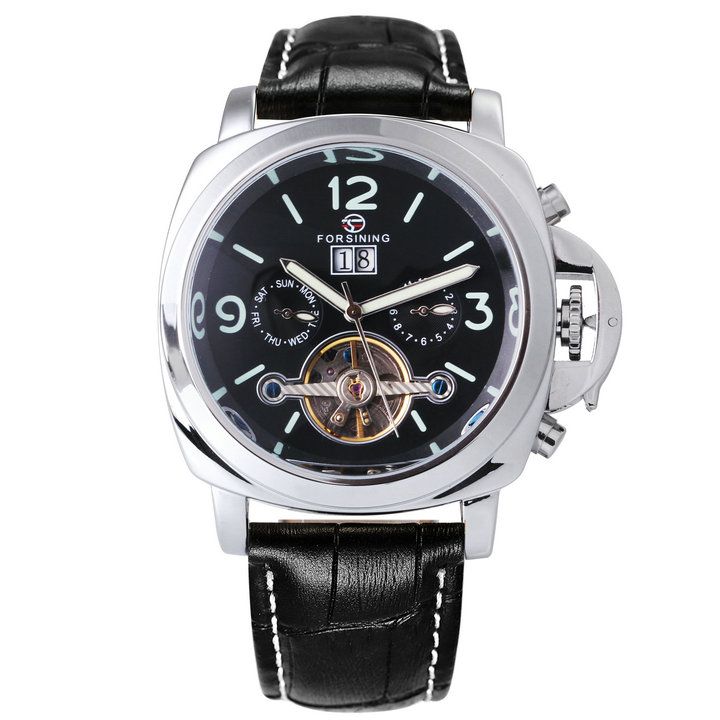 FORSINING Classic Business Watch Men Auto Mechanical Watches Genuine ...
