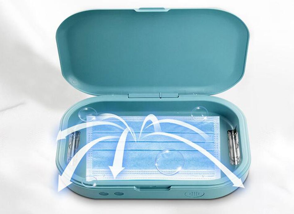 2020 Portable UV Sterilizer Box Case Sanitizer Box Disinfection Machine ...