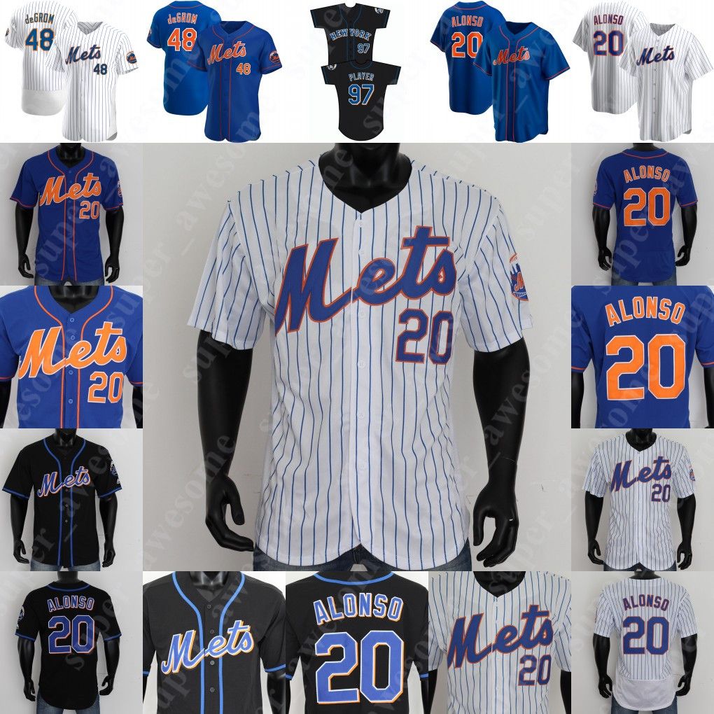 2021 Pete Alonso Jersey Francisco Lindor Jeff McNeil Brandon Nimmo ...