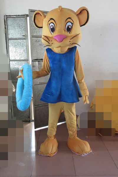 Professional Custom Lion King Mascot Costume Character Swimming Lion ...
