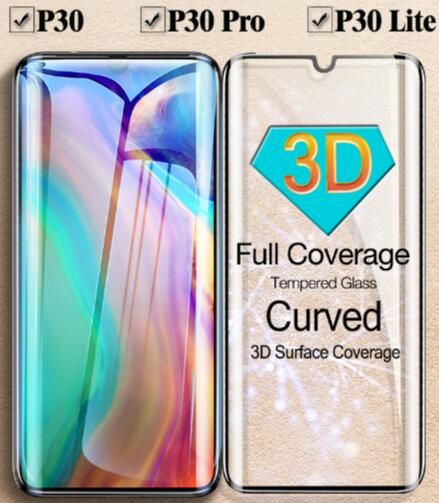 Suministro Al Por Mayor Protector De Vidrio Templado Para Huawei P30,P30pro,P30 Fullfill 3D ...
