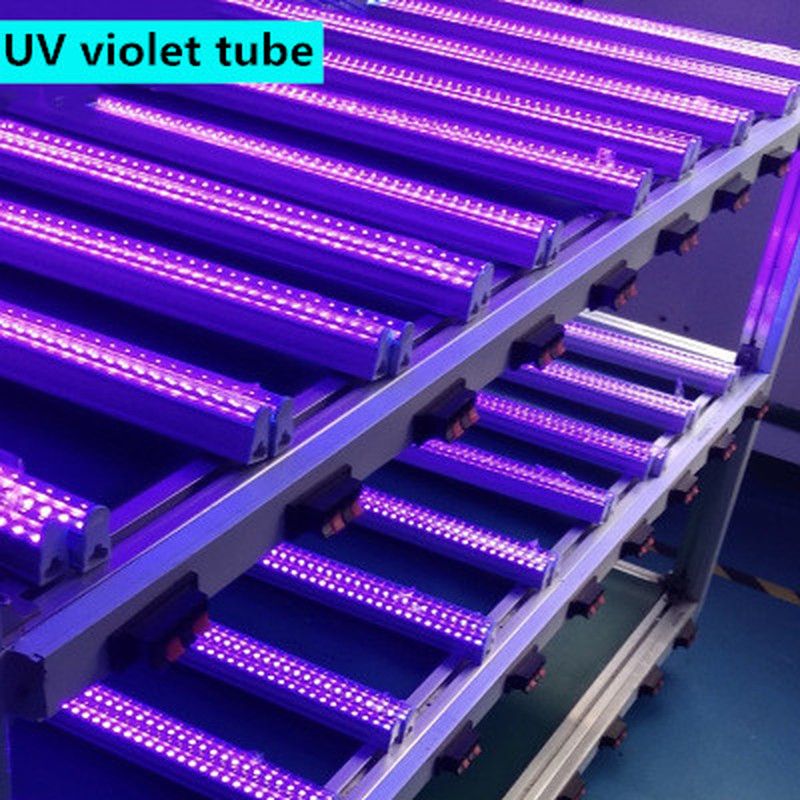 T5 LED UV 395 400nm Tube Integrated Black Lights Lamp Ultraviolet ...