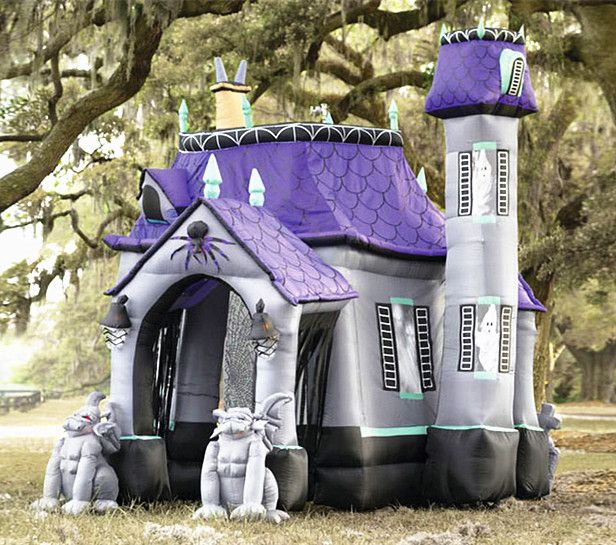 Customized Halloween Inflatable Ghost Tunnel 6m Length Horrific Haunted ...
