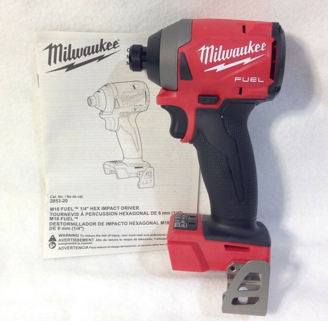 2021 2019 New Milwaukee 2853 20 NEW M18 18V FUEL Li Ion 1/4 In. Hex ...