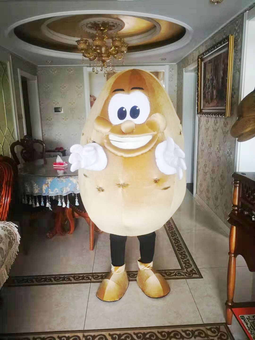 High Quality Real Pictures Potato Mascot Costume Anime Costumes ...