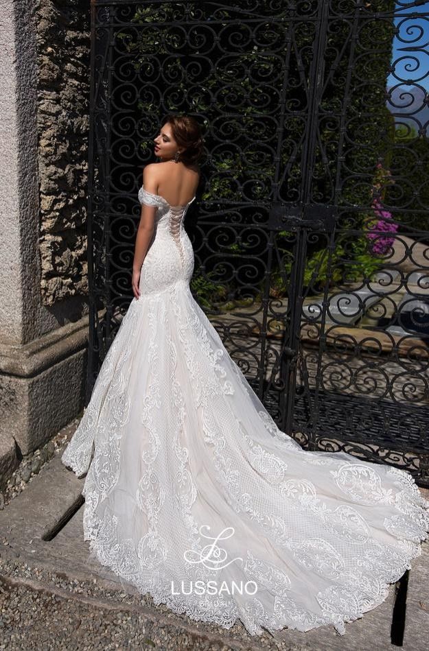 Corset Back Mermaid Wedding Dress