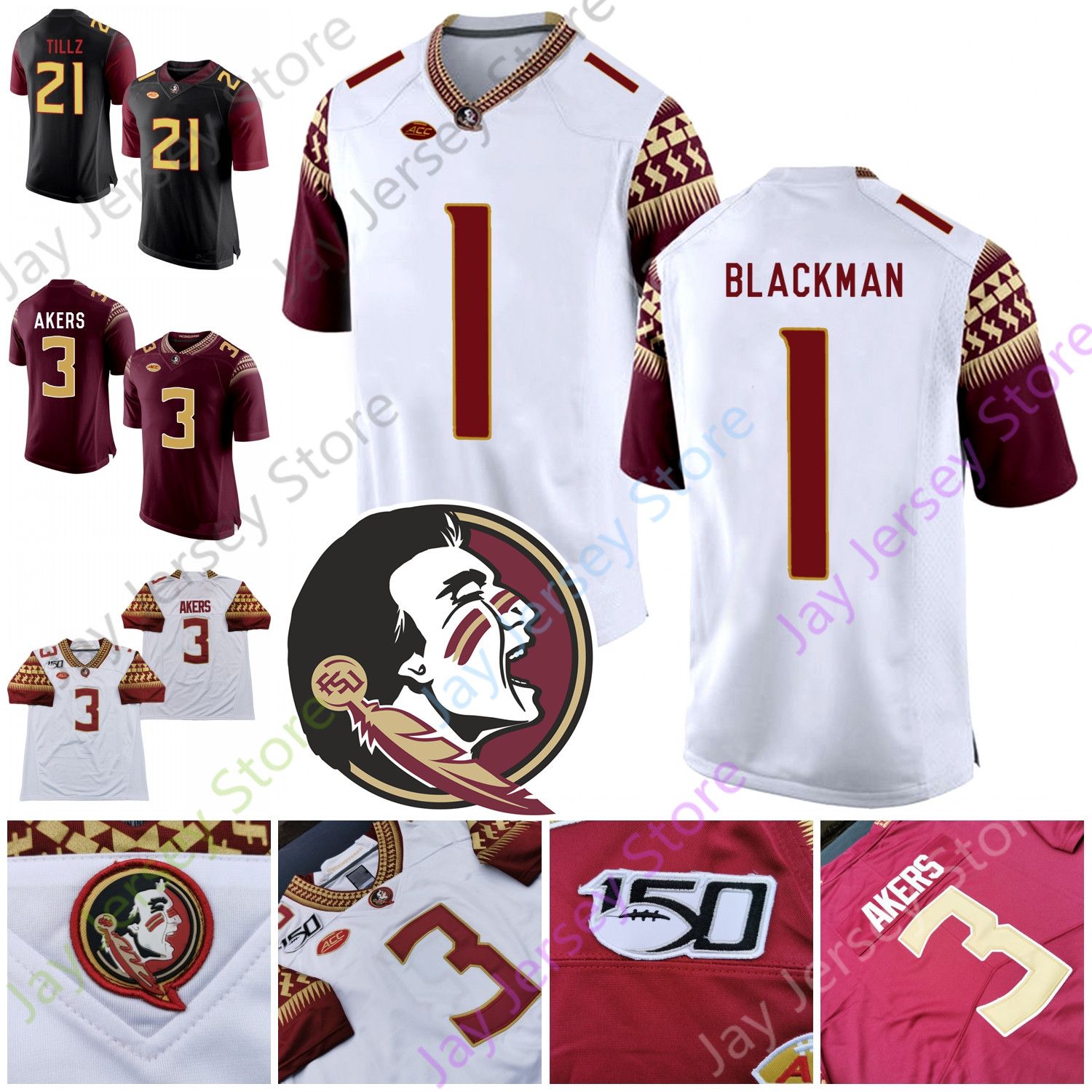 Buy Dropshipping Football Jerseys Online, Cheap Custom FSU Florida ...