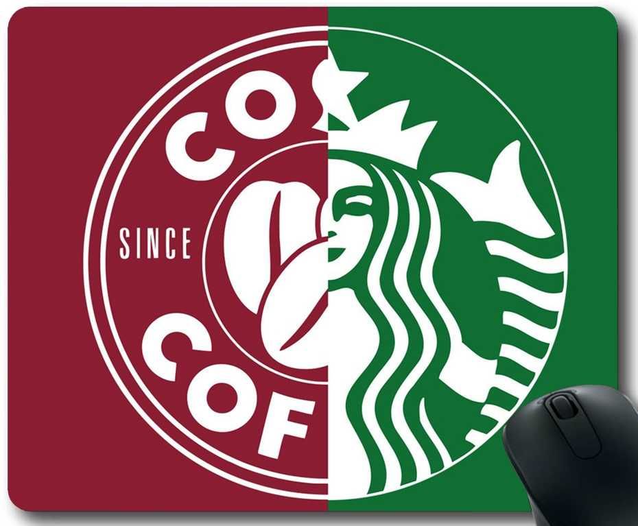 Starbucks Logo Mouse Pads 8.6in X 7in Personality Desings Gaming Mouse ...