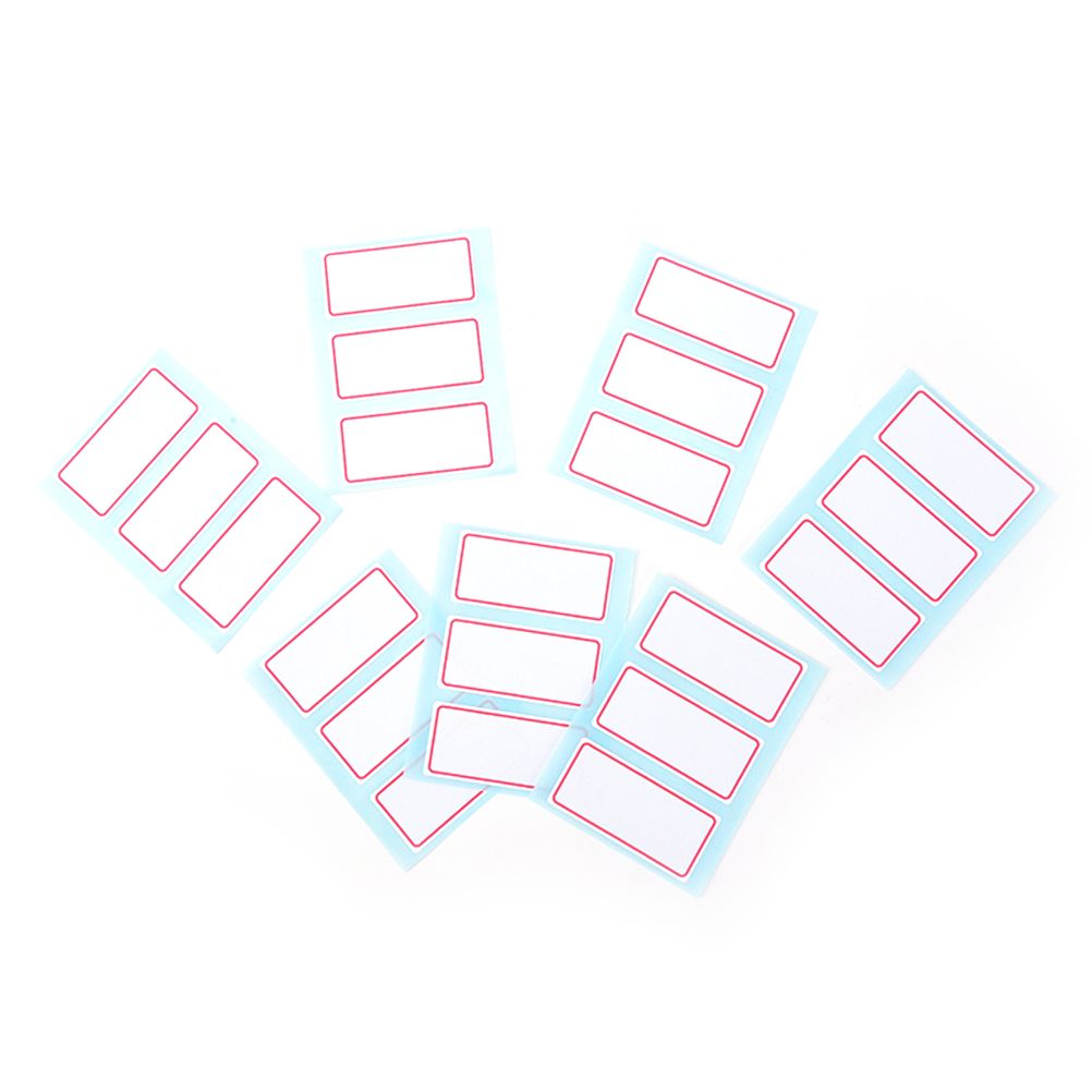 2020 60 Sheets Blank Stickers 34*73mm Self Adhesive Label Blank Note ...