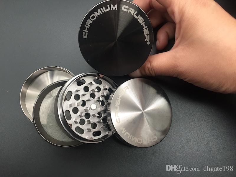 2021 High Quality Gunmetal Herb Grinder Chromium Crusher Tobacco ...