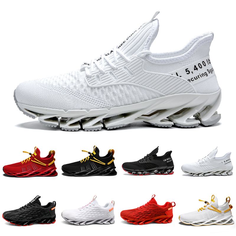 2021 Non Brand Running Shoes Men Chaussures Triple Black White Red Mens ...