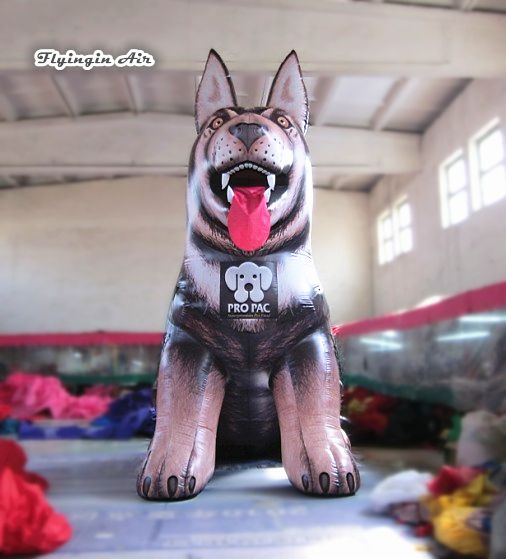 Inflatable Christmas Husky