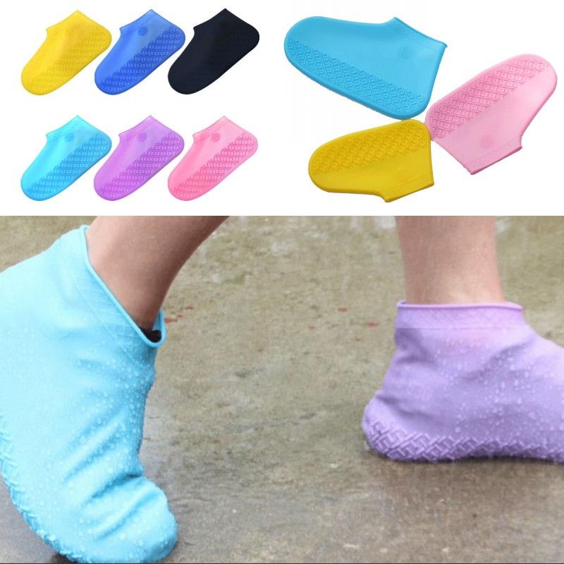 2020 Antiskid Silicone Shoe Cover Waterproof Shoe Cover Man Women ...