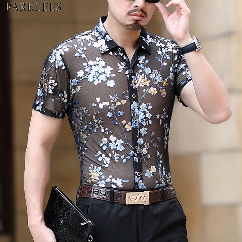 Transparent Shirt Men