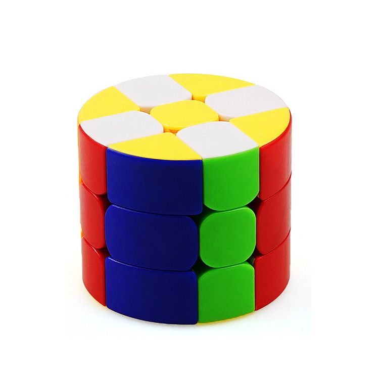 Cylinder Magic Cube Cylindrical Puzzle Cube Speed Learning Educational ...